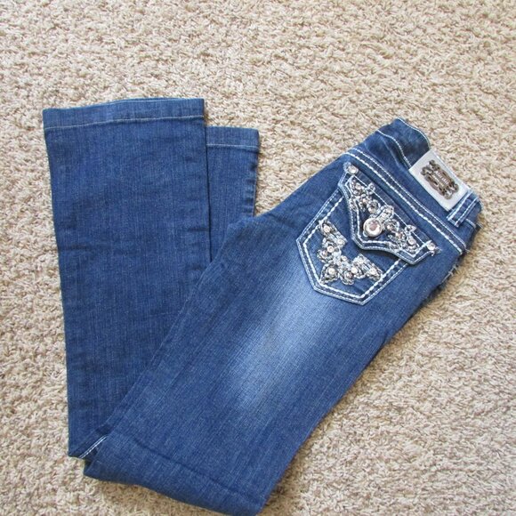 Miss Chic Jeans | Jeans | Miss Chic Jeans Blue Bootcut Dark Wash ...